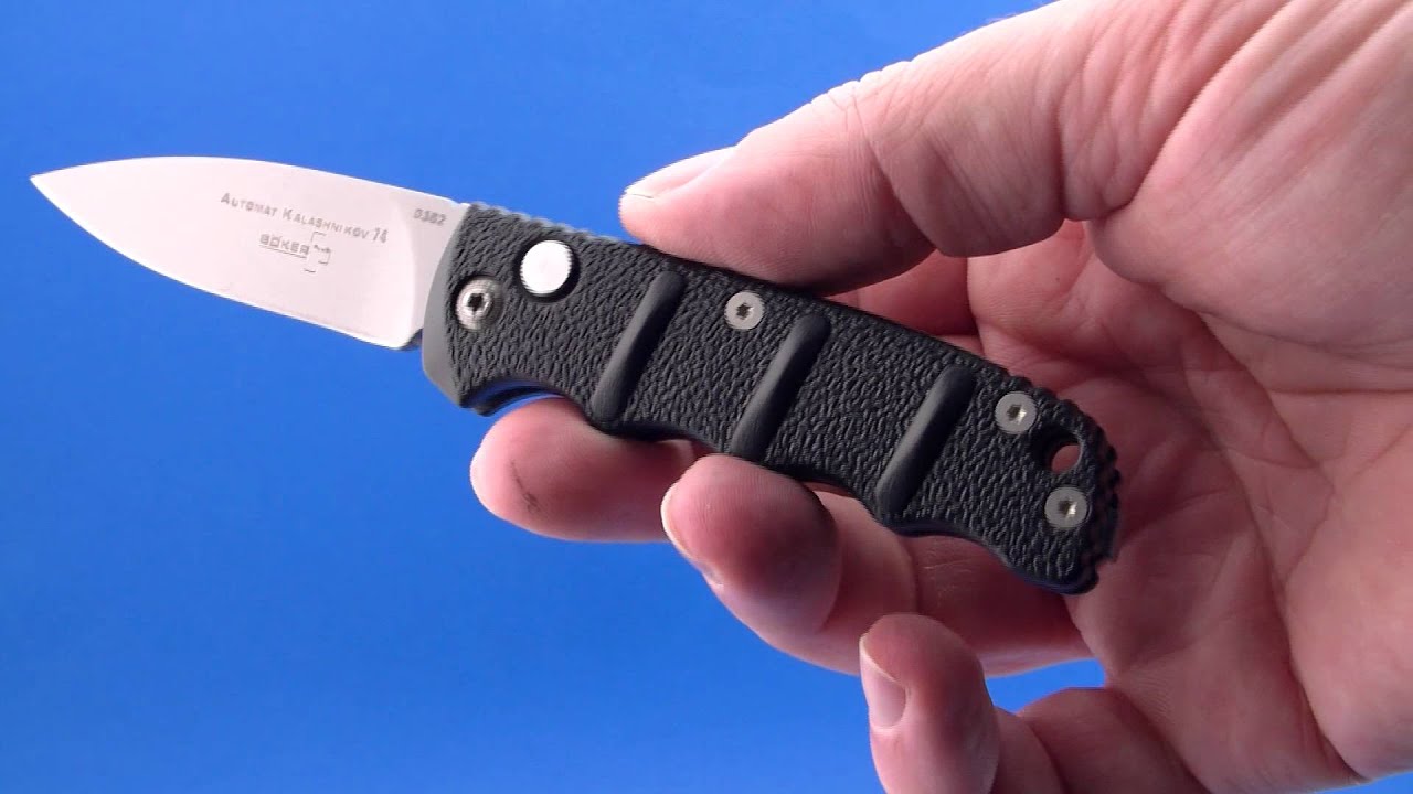 Böker Plus Mini AKS Springmesser - www.pizzini.at - YouTube