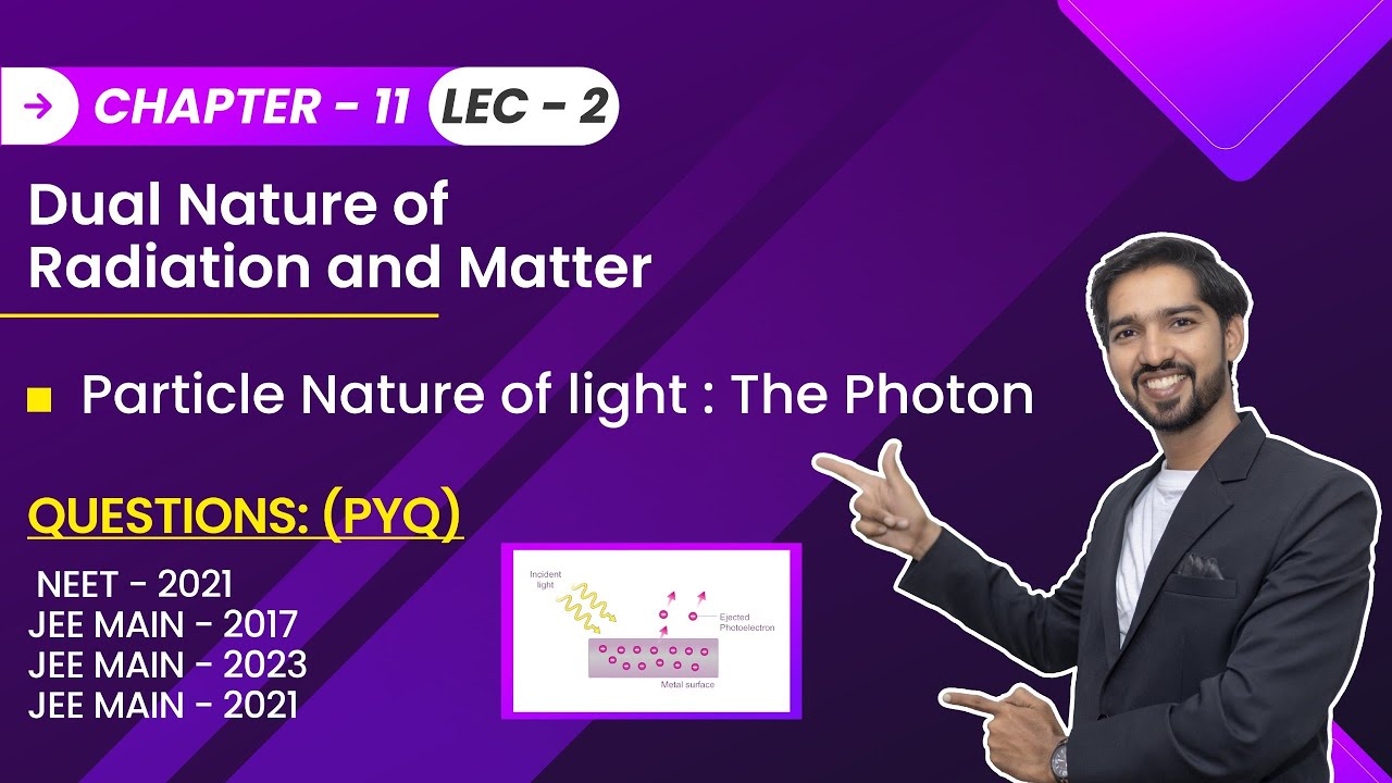 Particle Nature Of Light : The Photon | Lec-2 | Ch-11 | Std-12 | JEE ...