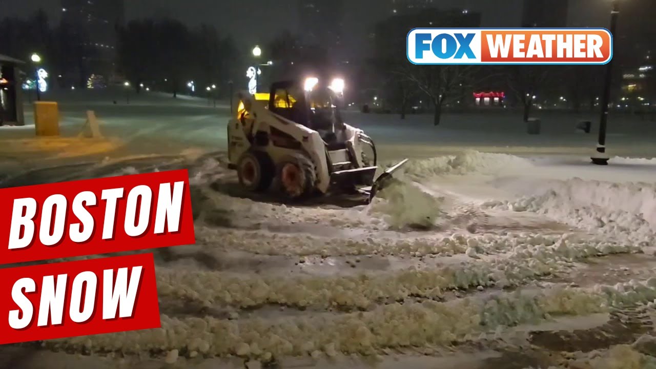 Boston Digs Out From Several Inches Of Snow As Winter Storm Begins To ...