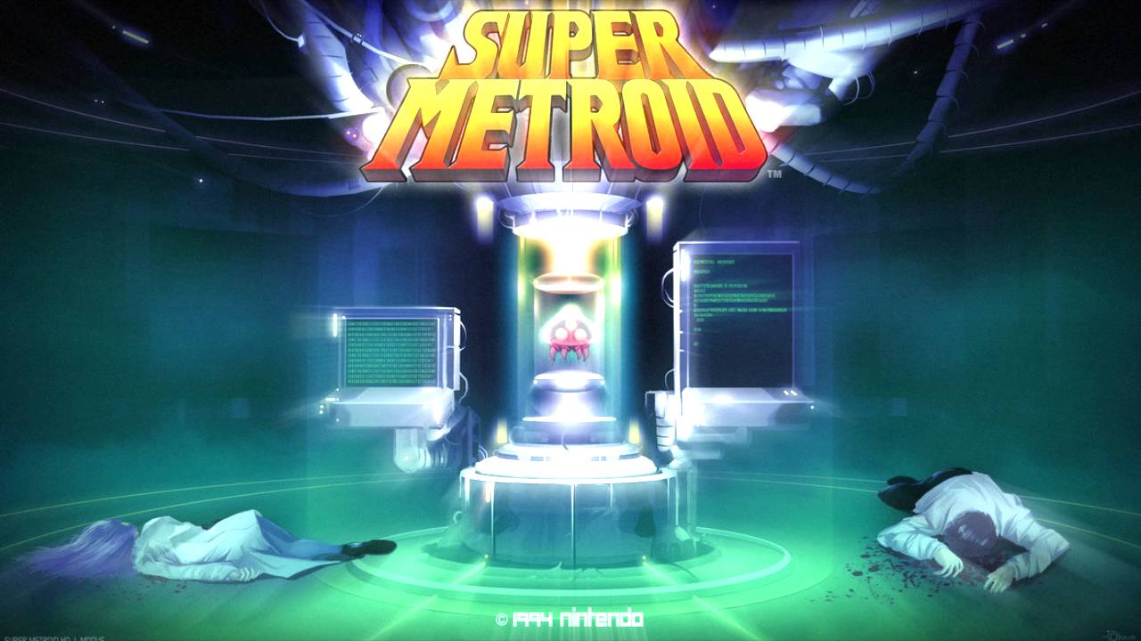 Super metroid title screen remake - YouTube