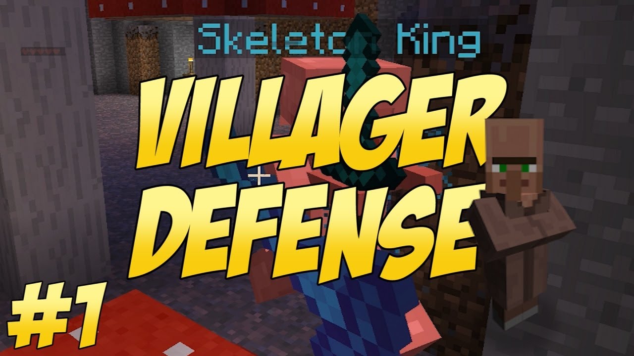 Minecraft Minigame: Villager Defense w/ BTC, Pyro & Team Blue - Ep1 ...