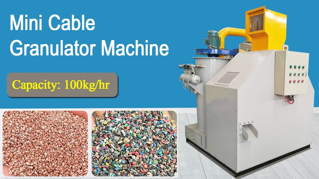 Mini Cable Granulator Machine (100kg/hr) | Insulated Wire Recycling ...