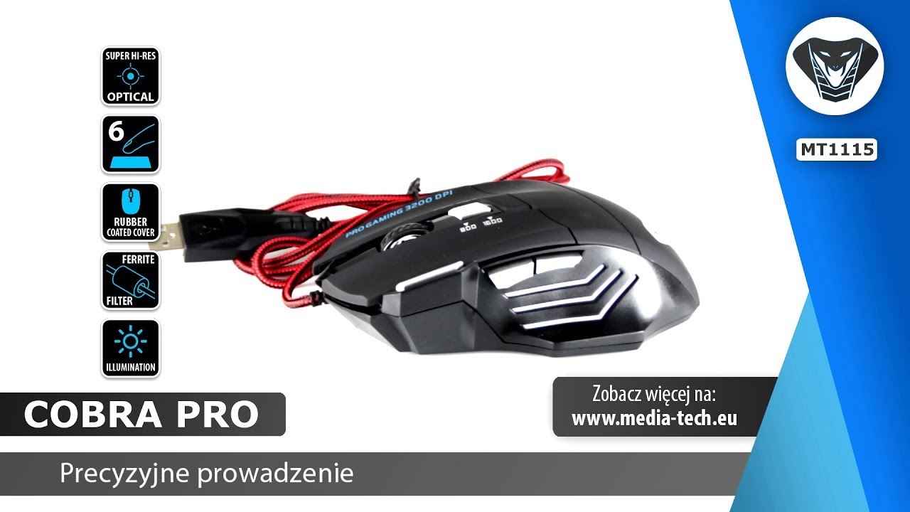 Media-Tech Cobra Pro GAMING MOUSE A LEGJOBB EZEN AZ ÁRON !!! - YouTube