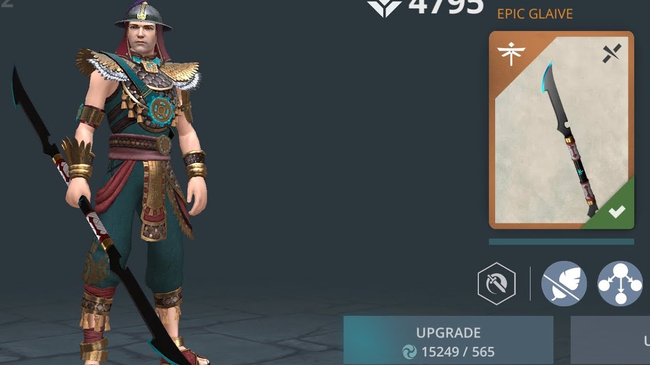 Shadow fight 3 Fate Slicer Epic Glaive weapon fight - YouTube