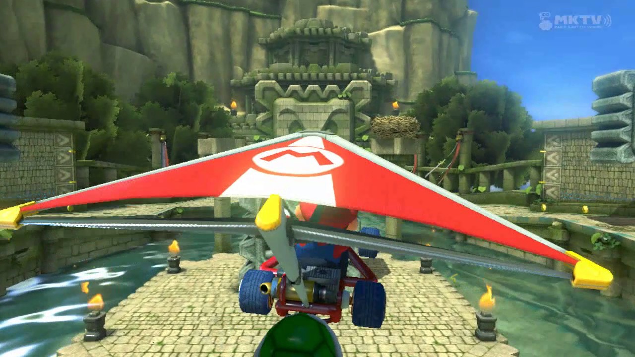 Wii U - Mario Kart 8 - Thwomp Ruins - YouTube