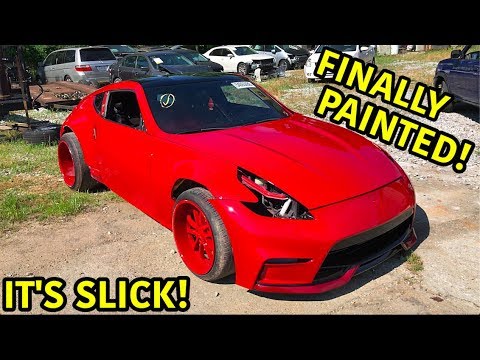 Auction Drift Car Gets A Complete Paint Job!!! - YouTube