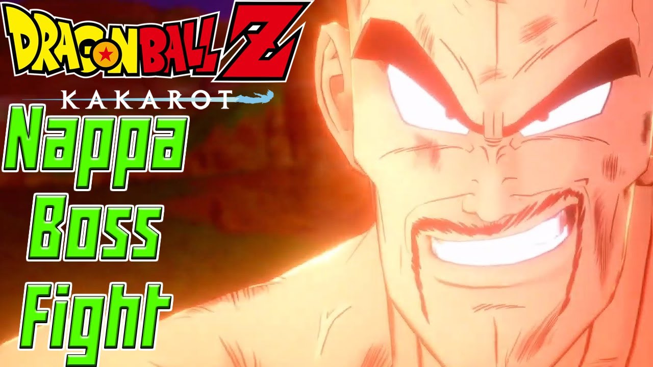 Dragon Ball Z Kakarot - Nappa Boss Fight (DBZ 2020) - YouTube