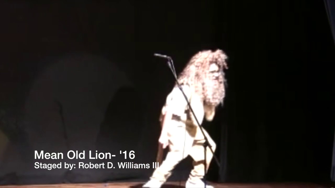 Mean Old Lion- The Wiz 2016 - YouTube