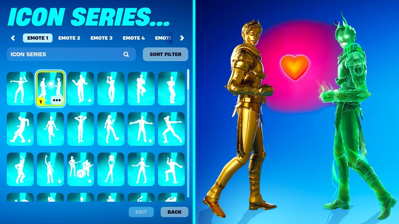 Ascendant Midas Doing Icon Series Emotes (Hearback Shuffle, Back On 74 ...
