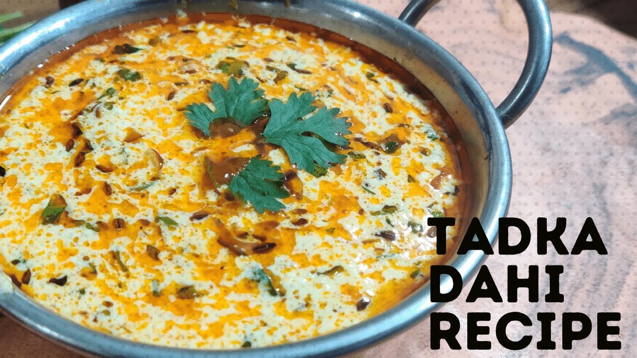 Tadka Dahi Recipe | Dahi Fry | तड़का दही बनाने का तरीका - YouTube