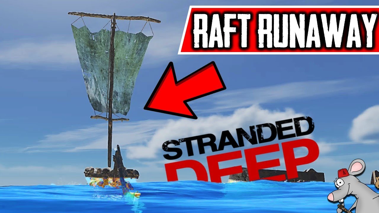SAILING AWAY TO NEW ISLANDs! Building A Raft In Stranded Deep - YouTube