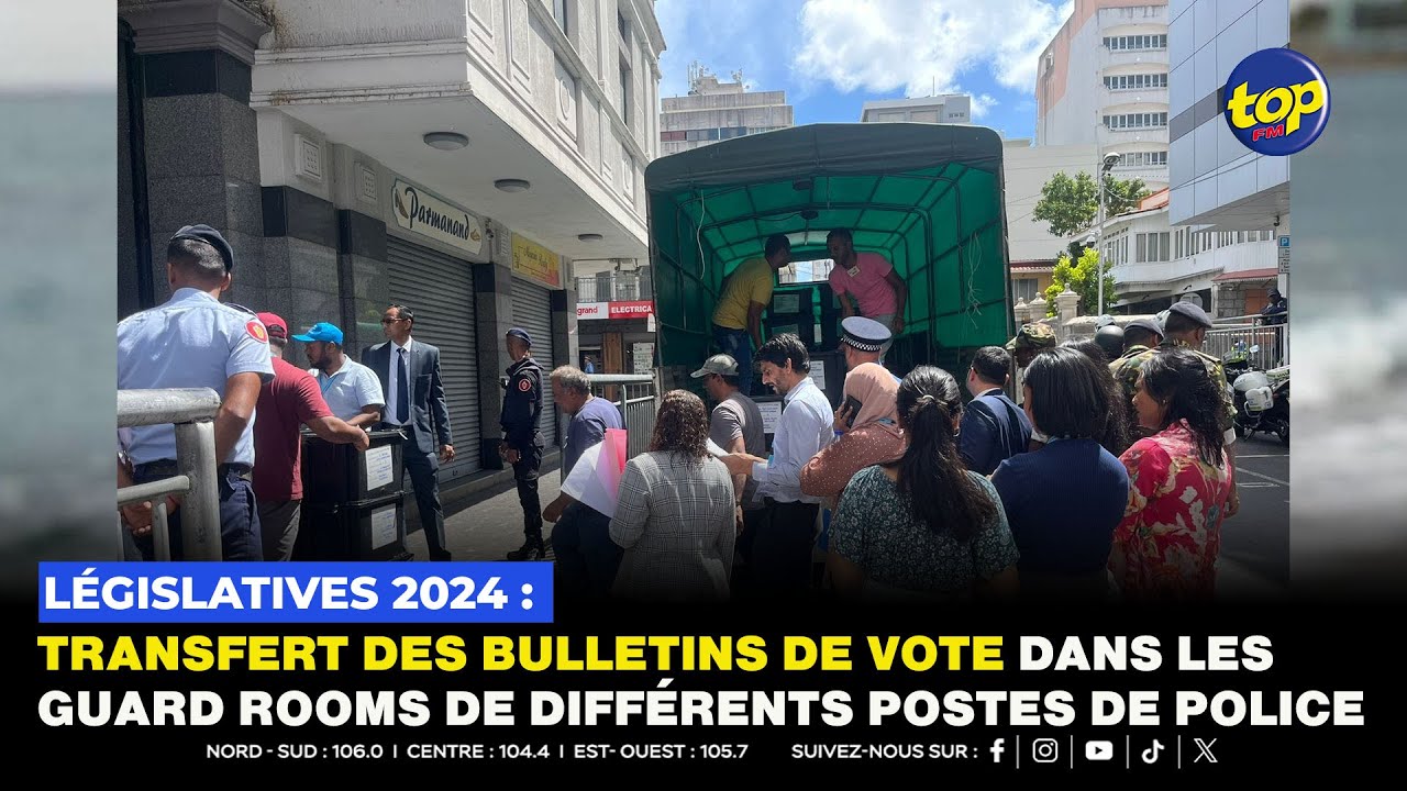 Transfert des bulletins de vote dans les Guard Rooms de différents ...