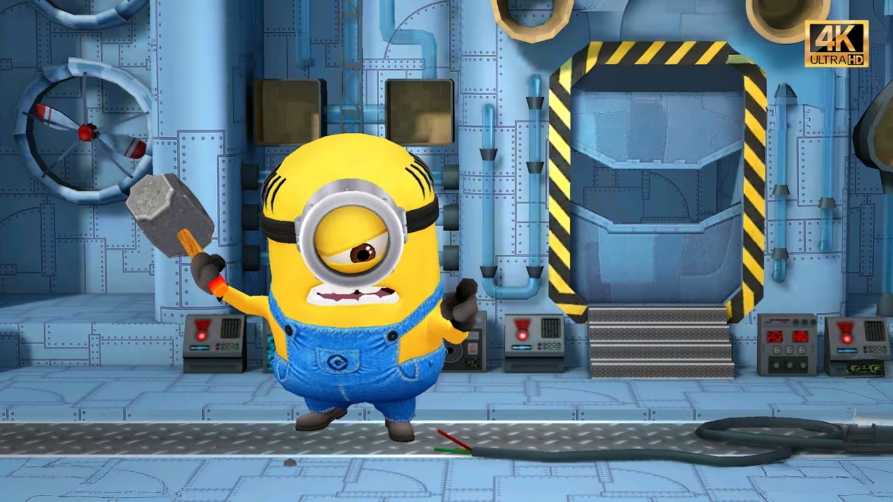 Minion Rush Mel minions 19 times Secret Area visit at Gru's Lab - Level ...