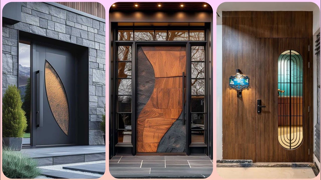 Designing the Perfect Main Entrance || Single Door Inspirations - YouTube