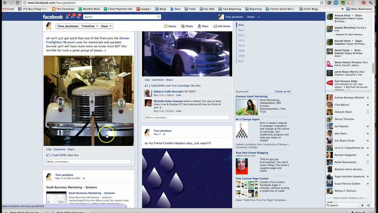 How To Post PIctures and Links To Facebook Timeline - Social Media ...