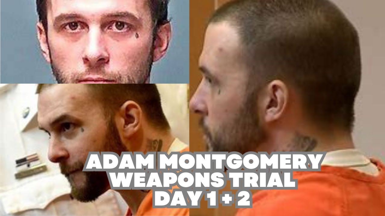 Adam Montgomery Weapons Charge Trial Day 1 Youtube