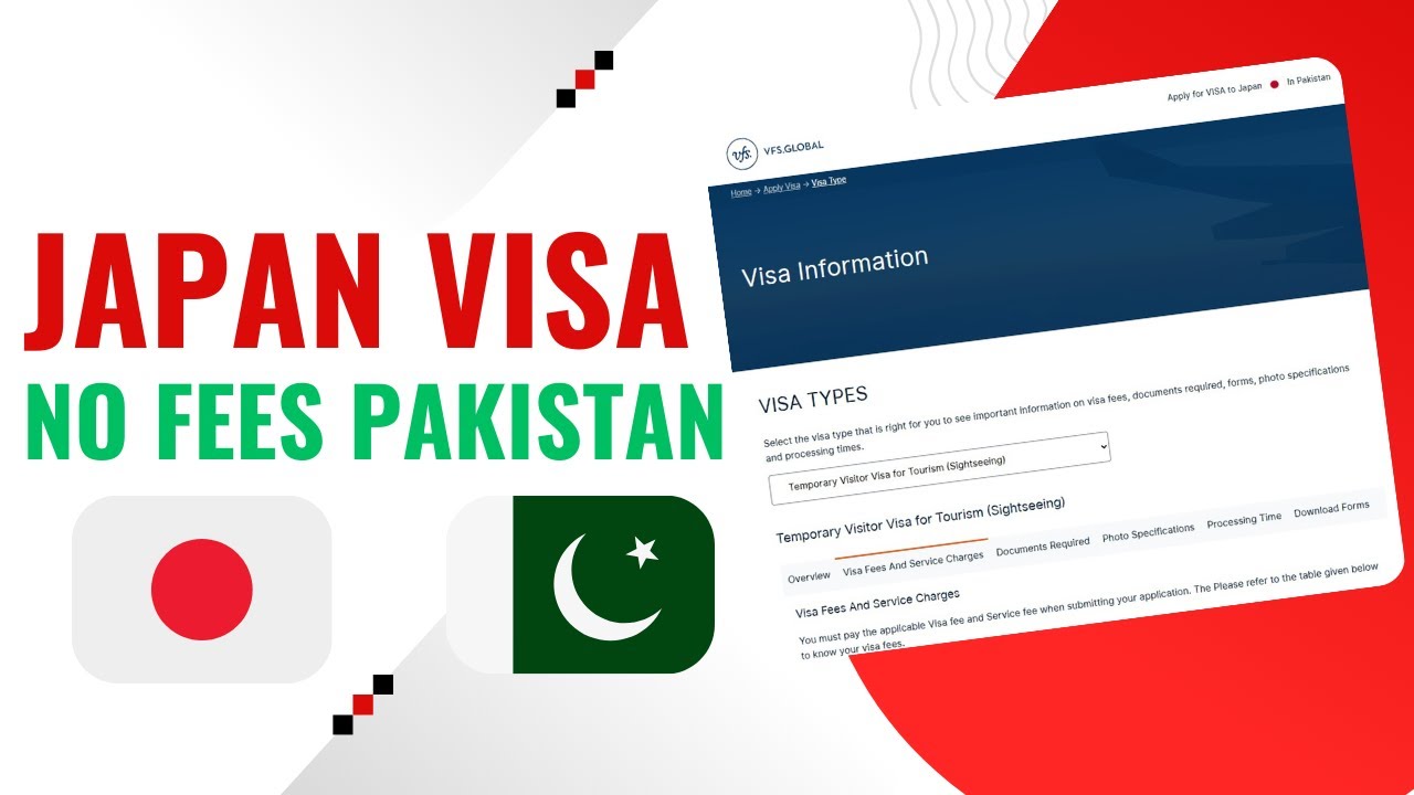 Japan Visa Fees Pakistan - japan Visa New Update 2025 - YouTube