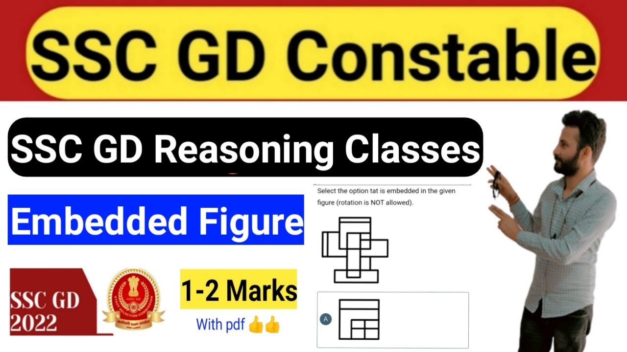 Embedded Figure- SSC MTS/GD Reasoning Classes | Previous year Questions ...