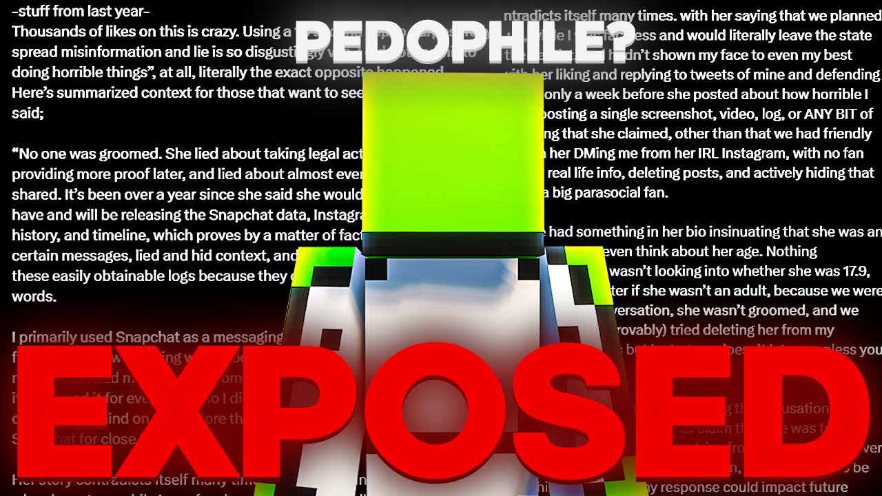 Why is Dream being Exposed? (Pedophilia, Grooming) - YouTube