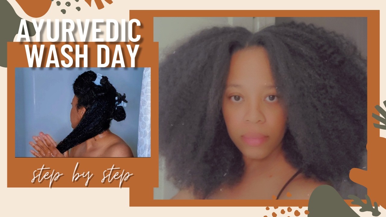 My FULL Step By Step Ayurvedic Wash Day Routine For Long Thick Hair ...