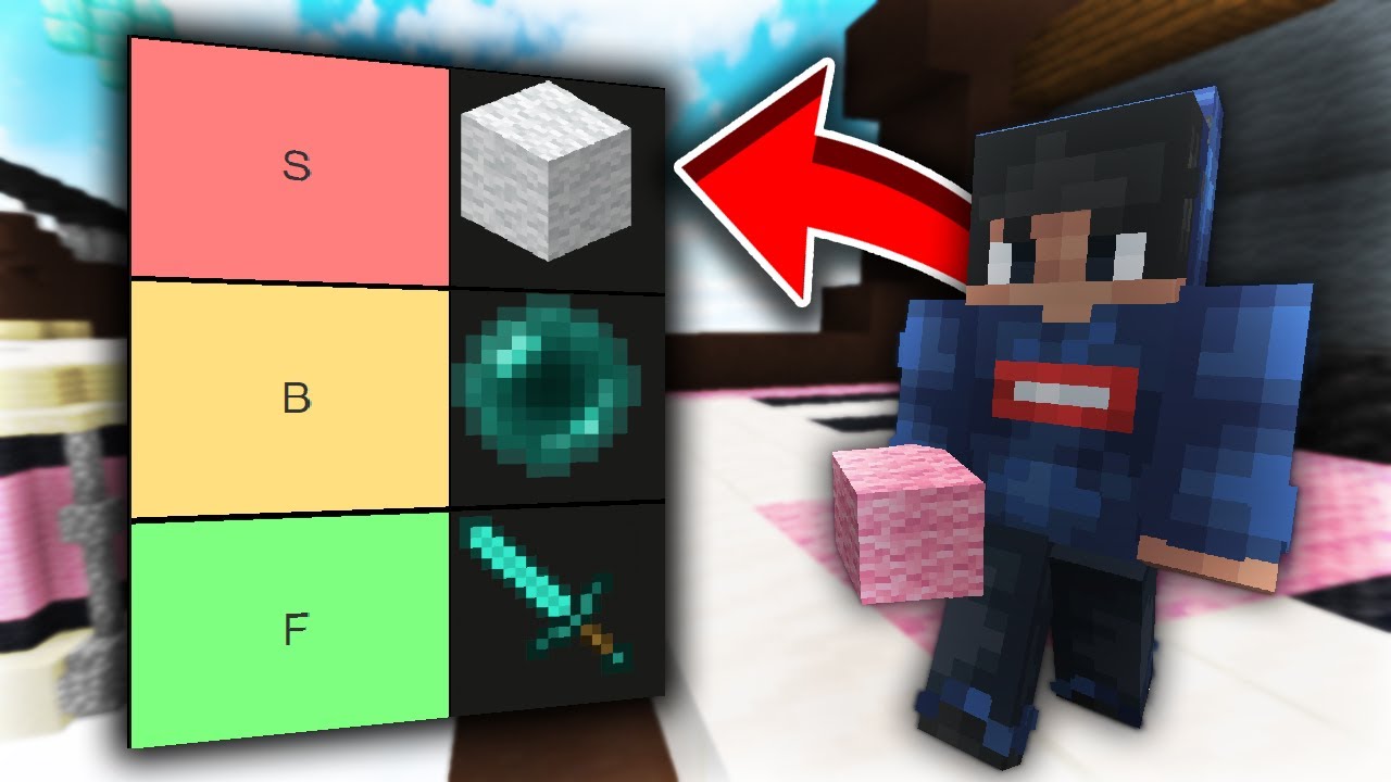 Ranking Hypixel Bedwars Items (Tier List) - YouTube