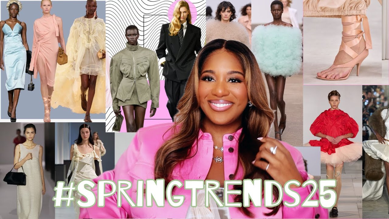 SPRING 2025 FASHION TRENDS! SHEER, PASTELS, PLAID, POLKA DOTS & MORE ...