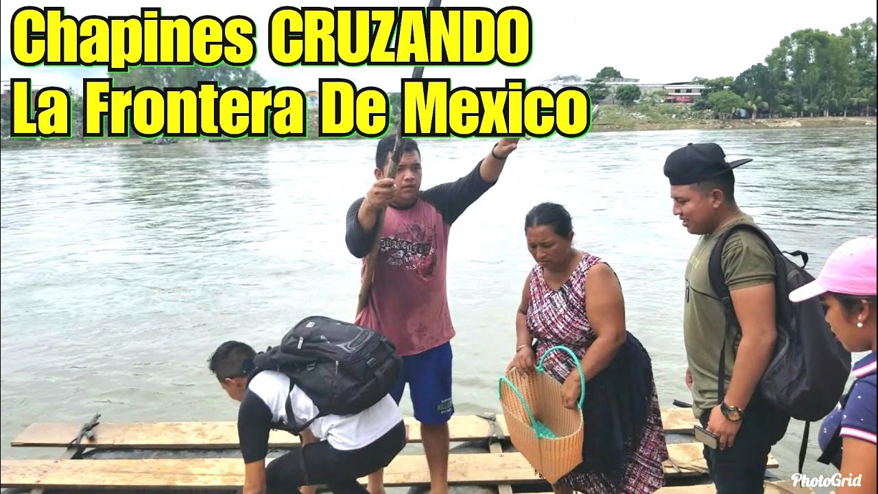 Emigrantes Aprovechan Cruzar La Frontera De México Por EL Río En Balsa ...