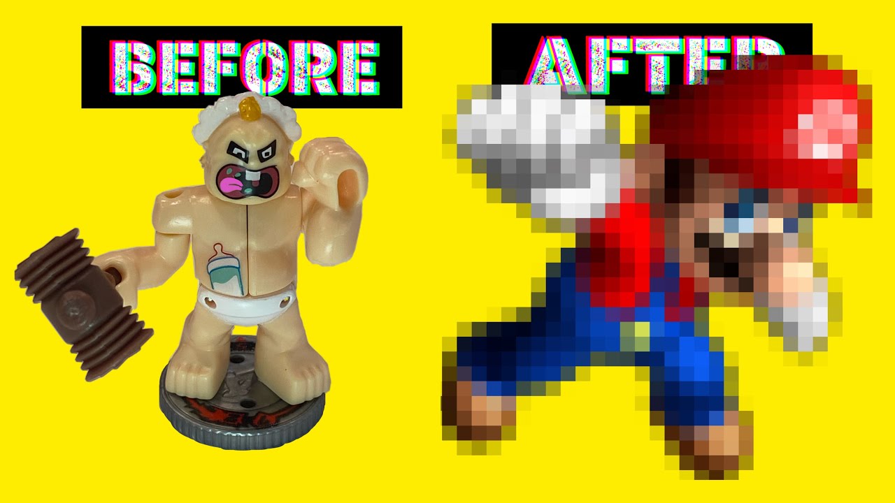 Custom Akedo Warrior Super Mario Bros. Edition His Weapon Is Straight ...