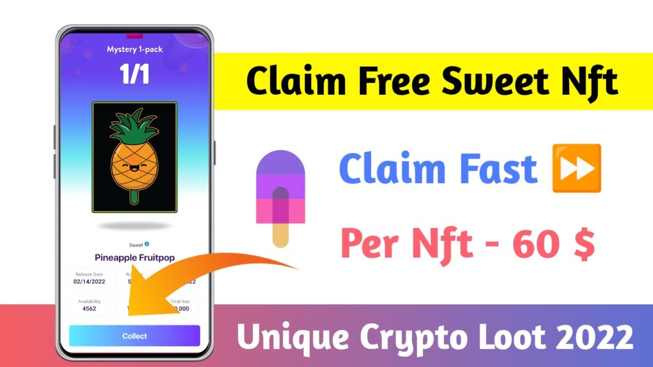 Claim Free Sweet Nft | Per Nft - 60 $ Profit | Free Nft | - YouTube