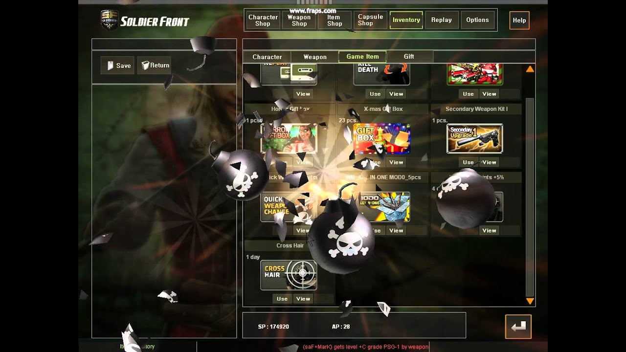 Camo Weapon Bombs {Blue Dragon PSG-1} - YouTube