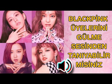blackpink üyelerini gülme sesinden tanıyabilir misin | blink testi
