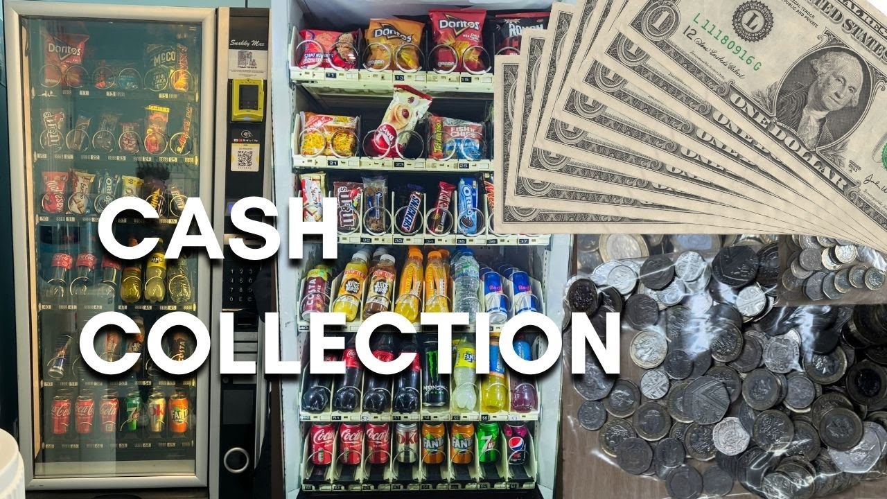 COLLECTING CASH From My VENDING MACHINES!! - YouTube