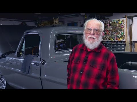 Local man builds iconic custom cars in his garage - YouTube