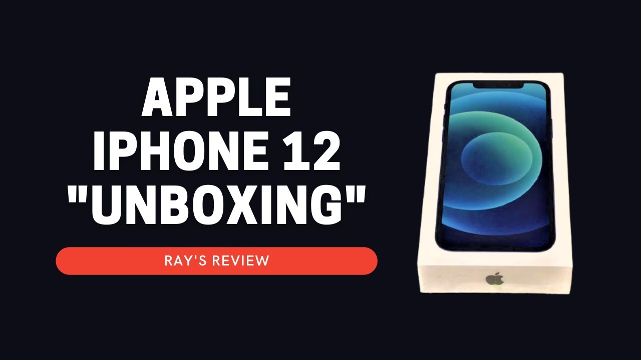 Apple iPhone 12 Unboxing - Blue - YouTube
