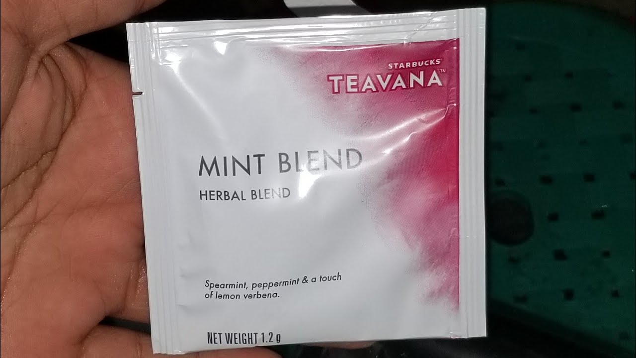 Starbucks Teavana Mint Blend Tea - 25 September 2019 - YouTube