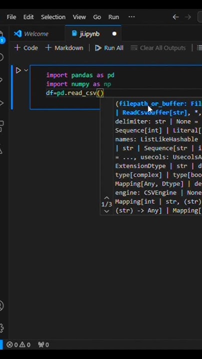Read CSV file with Jupyter note book - YouTube