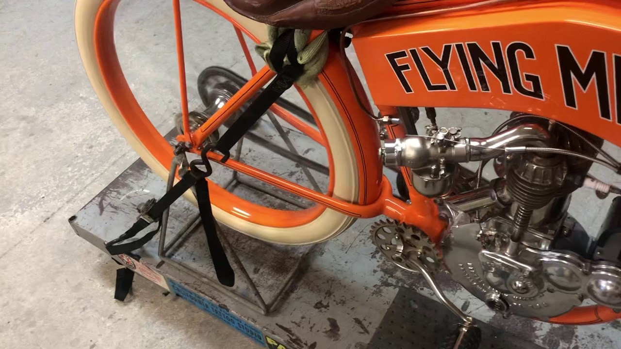 1911 Flying Merkel 1st start up - YouTube