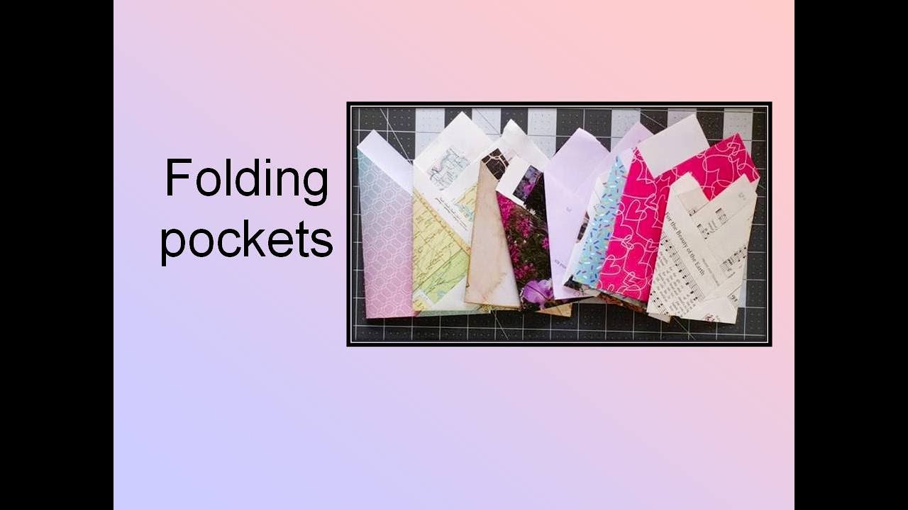 A Four-Pocket "Mountain" Fold from any size rectangular paper! # ...