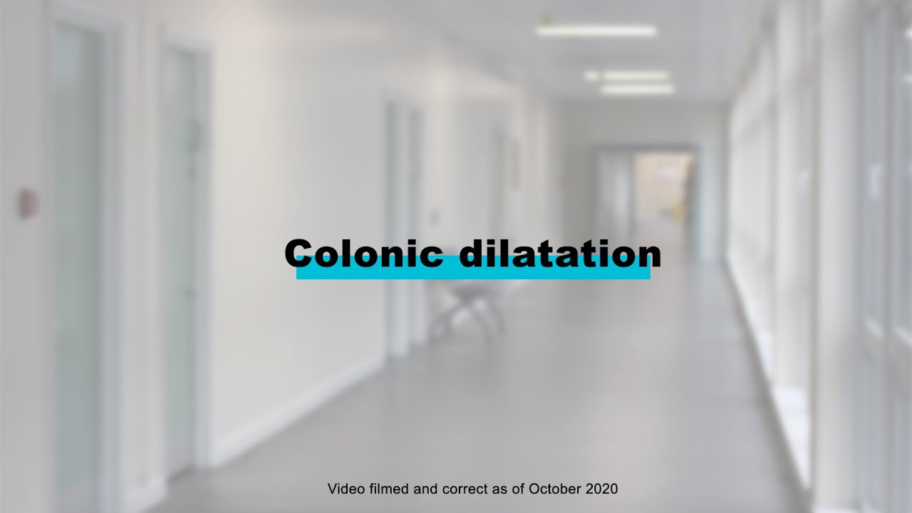 Endoscopy Procedures | Colonic Dilatation - YouTube