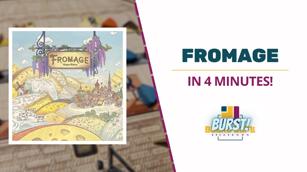 Board Game Breakdown BURST: Fromage in 4 Minutes! - YouTube