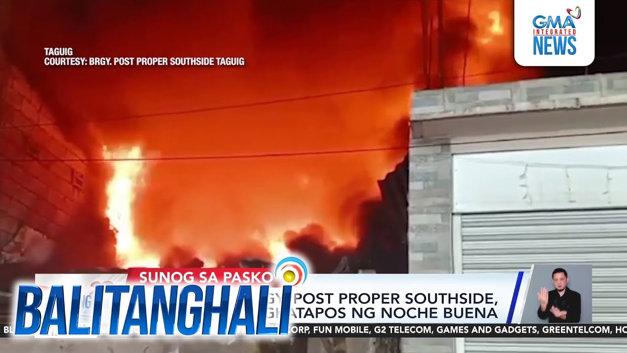 8 pamilya sa Brgy. Post Proper Southside, nasunugan pagkatapos ng Noche ...