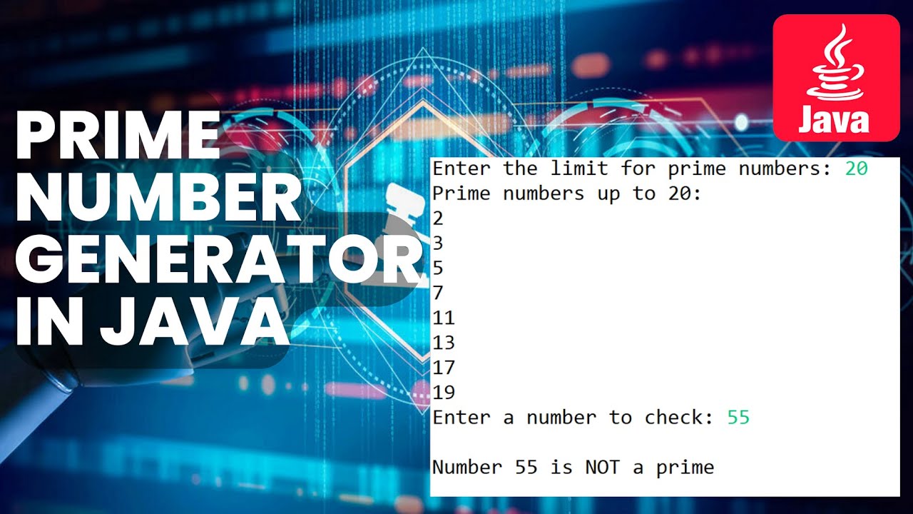 Sieve Of Eratosthenes Algorithm For Searching All Prime Numbers In The Given Limit Using Java