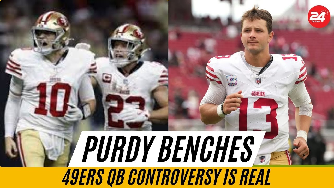 Purdy Benches Jones: 49ers QB Controversy is Real - YouTube