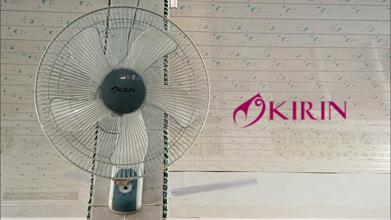 Kirin 16" wall fan - YouTube