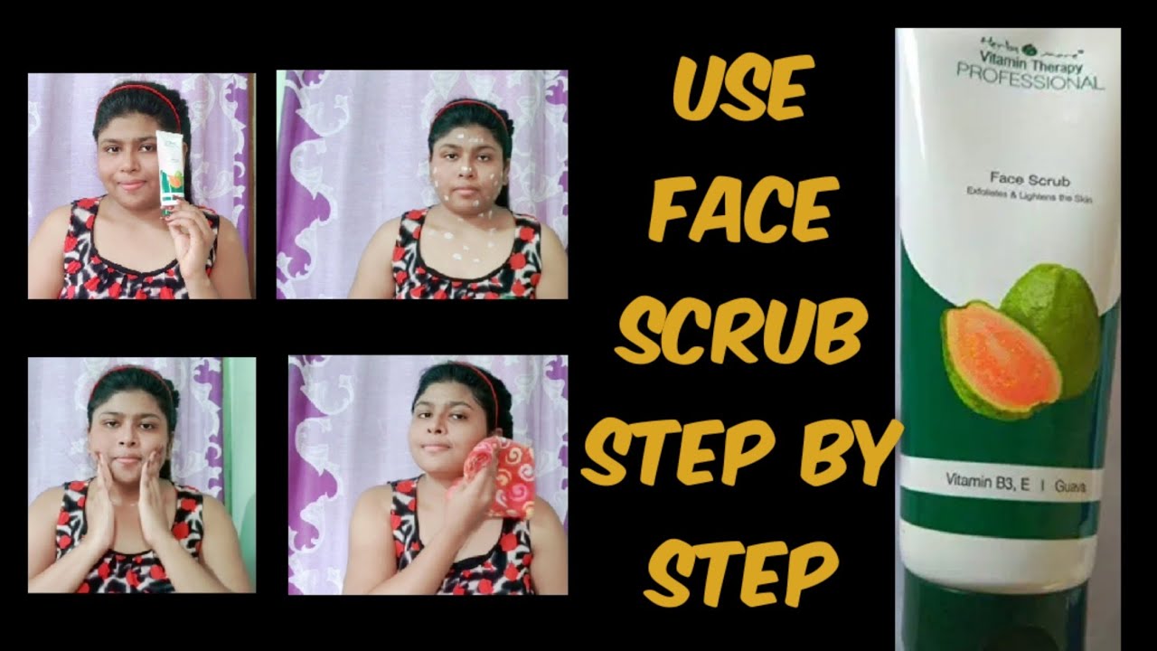 How To Use | Face Scrub |Step by Step | #NETSURF#HERBS & MORE | Vitamin ...