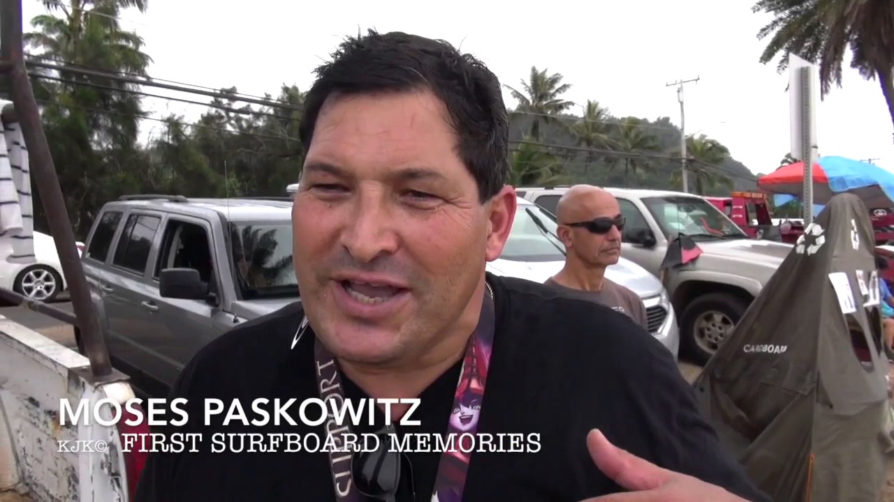 Moses Paskowitz First Surfboard - YouTube