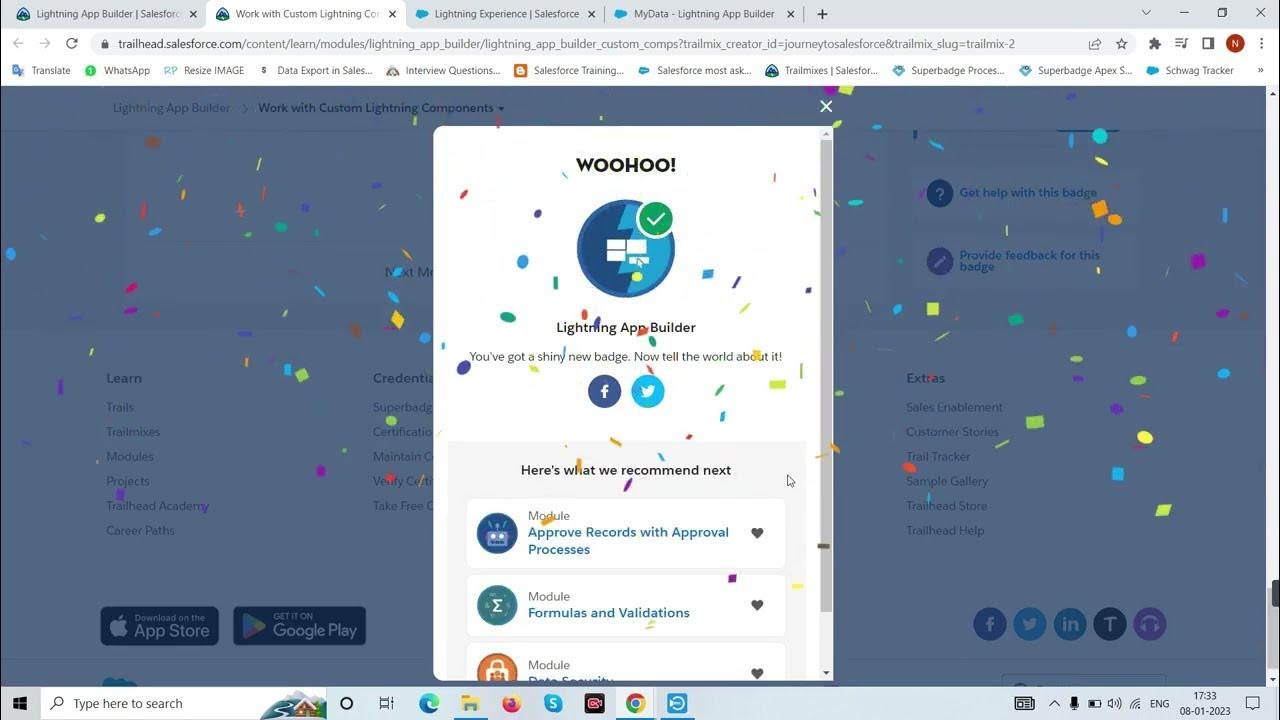 Work with Custom Lightning Components | Trailhead Solution |Lightning App Builder - YouTube