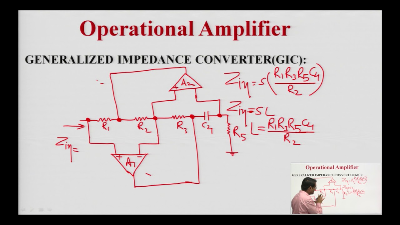 Generalized Impedance Converter - YouTube