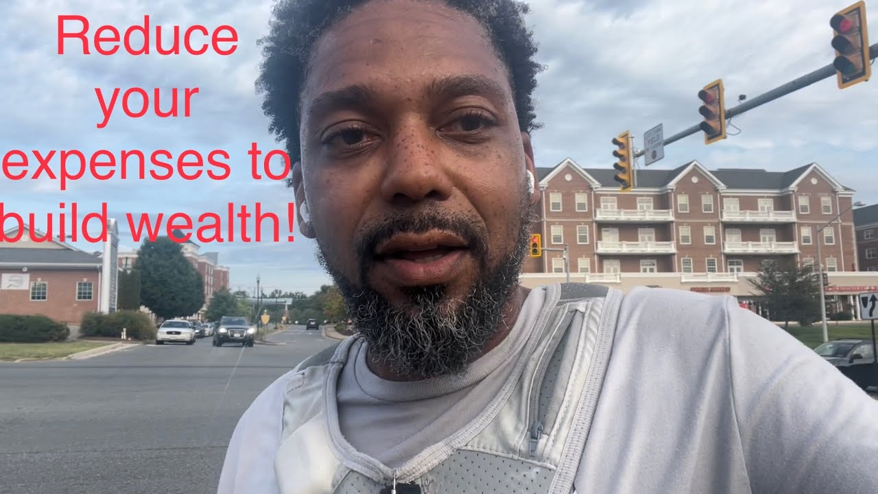 Reduce your expenses to build wealth! - YouTube