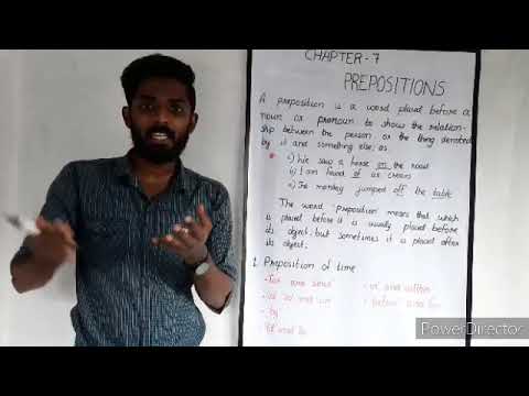 Prepositions_ICSE_9th English Language - YouTube